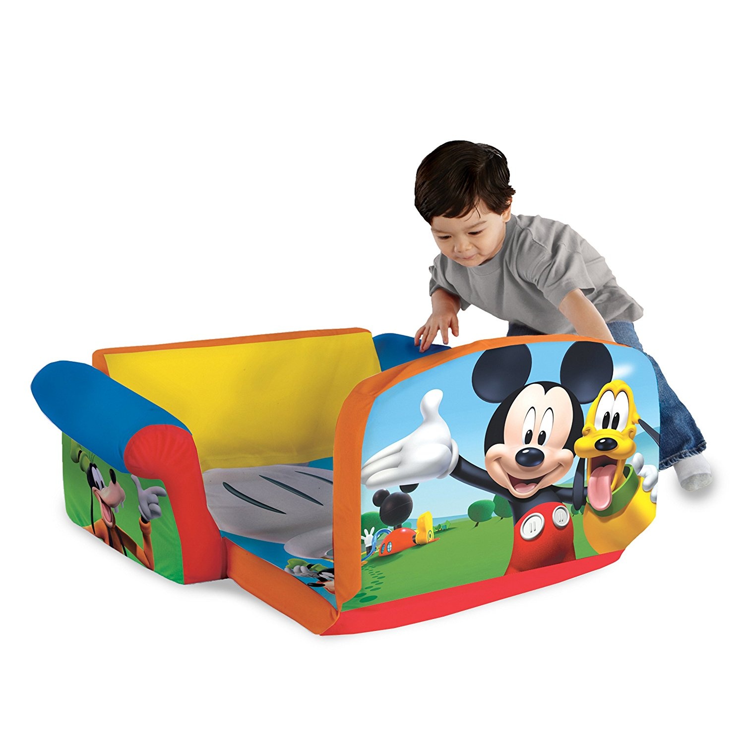 Marshmallow Furniture Children S 2 In 1 Flip Open Foam Sofa Disney ...
