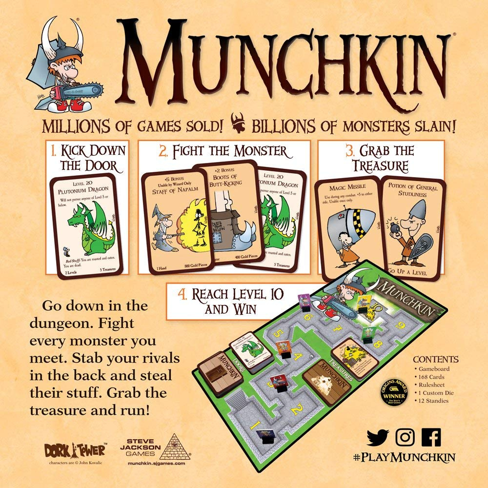Munchkin Board Steve Jackson Celebrates 25 Years Of Munchkin With A Big ...